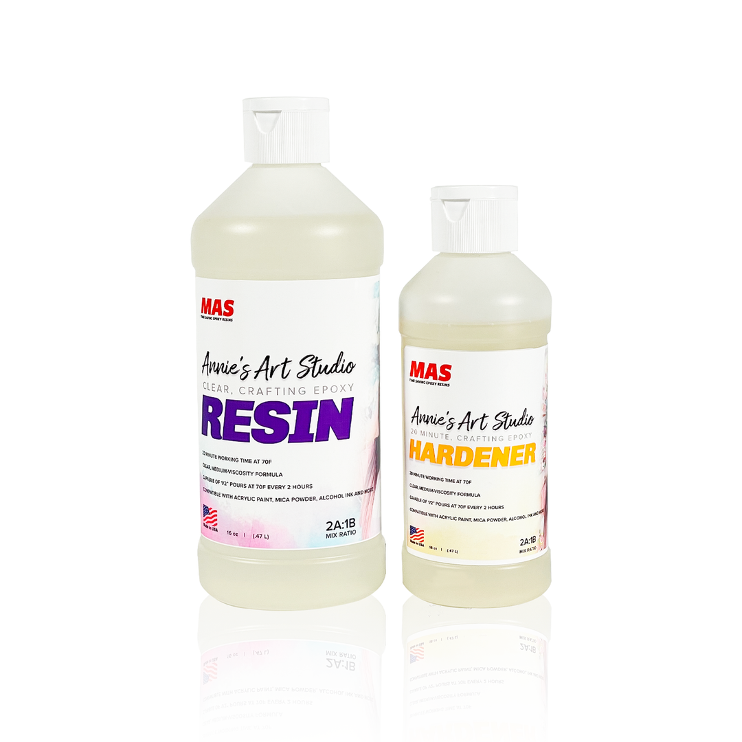 Annie's Art Studio Crafting Epoxy Resin Kit – Mas Epoxies